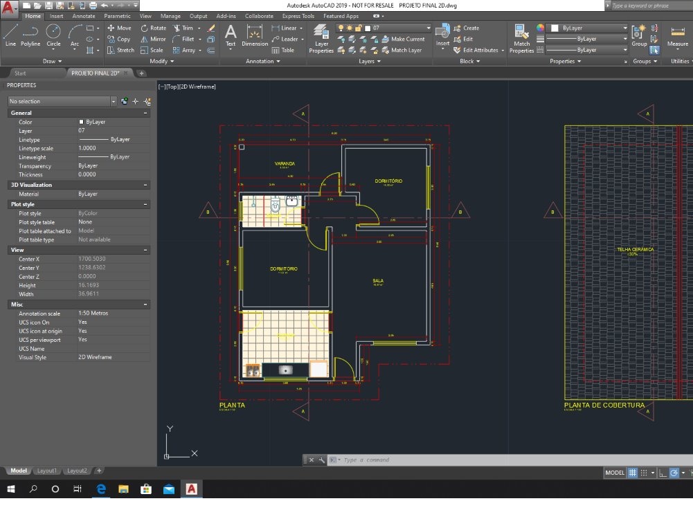 Projeto Arquitetônico com AutoCAD 2D - Area Z